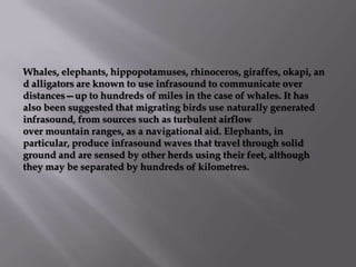 The infrasound | PPTX