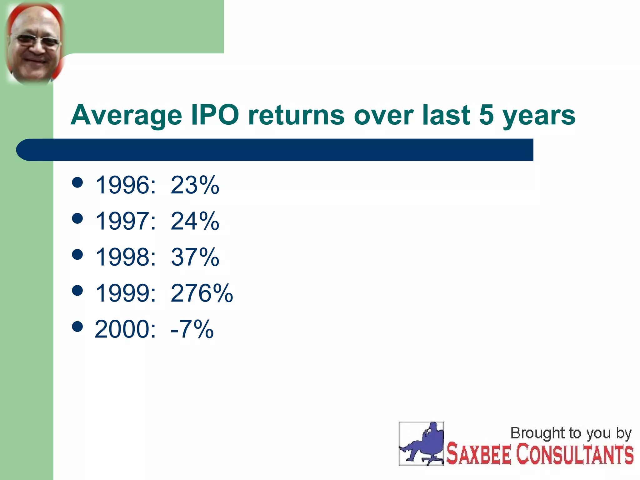 The initial public offering (ipo) | PPT