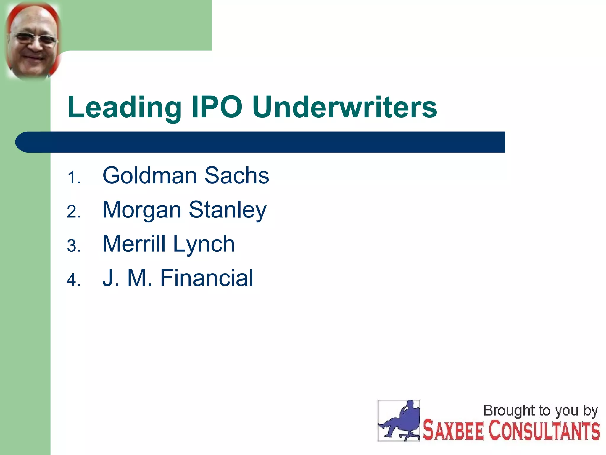 The initial public offering (ipo) | PPT