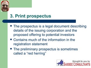 The initial public offering (ipo) | PPT