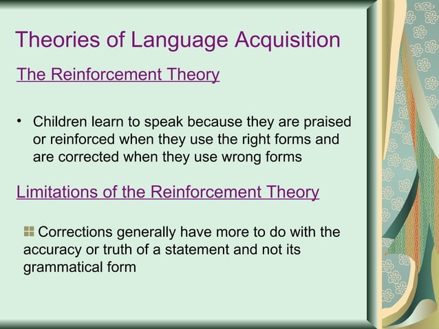 The innateness theory_and_theories_of_language_acquisition[1] | PPT