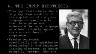 THE INNATIST MODEL - KRASHEN INPUT HYPOTHESIS.pptx