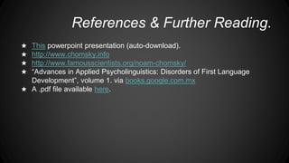 The innatist position (presentation) | PPTX