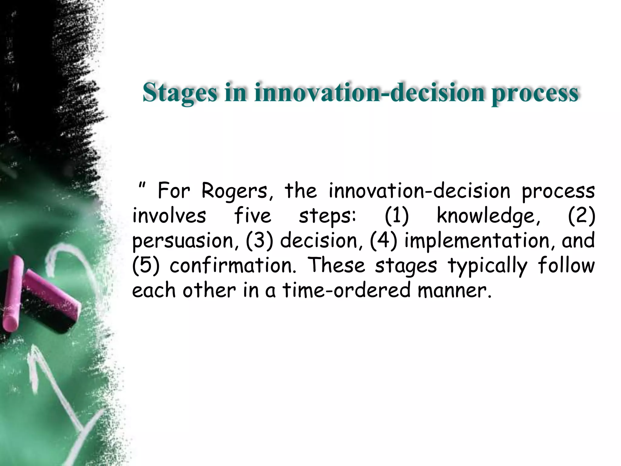 The innovation decision process | PPTX