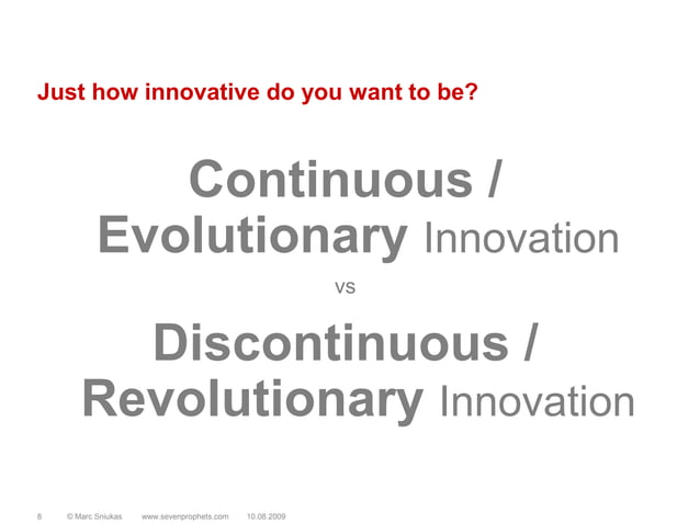 Defining Innovation Types. | PPT