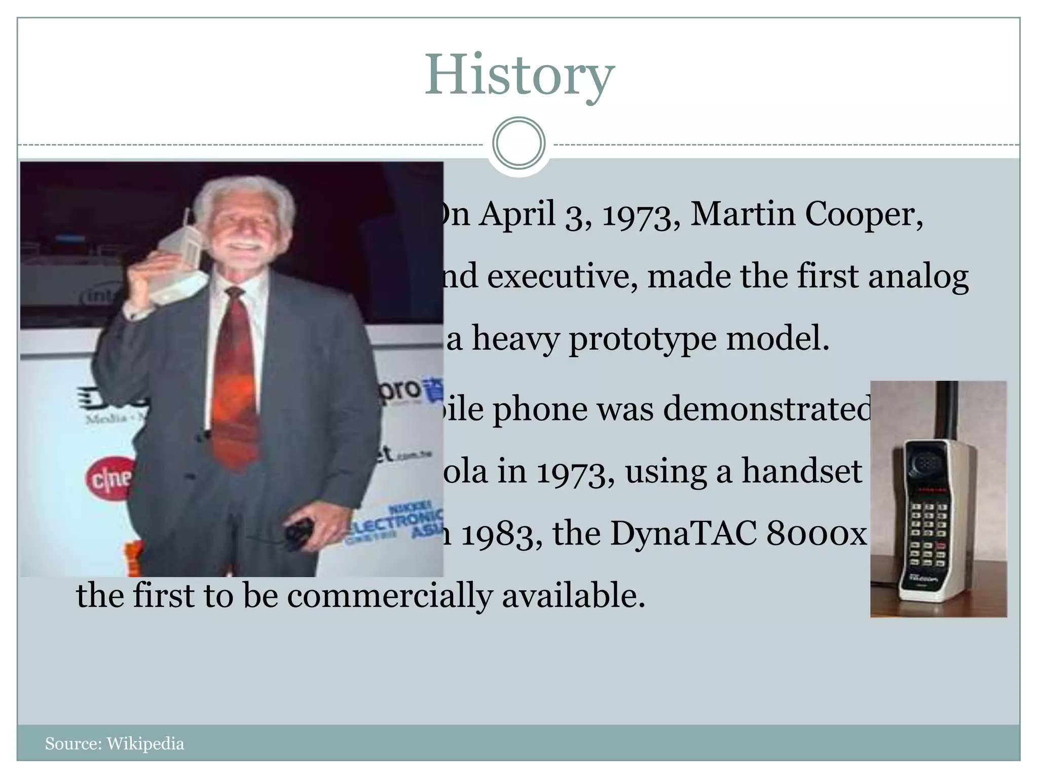 The innovation of mobile phone 2 | PPTX