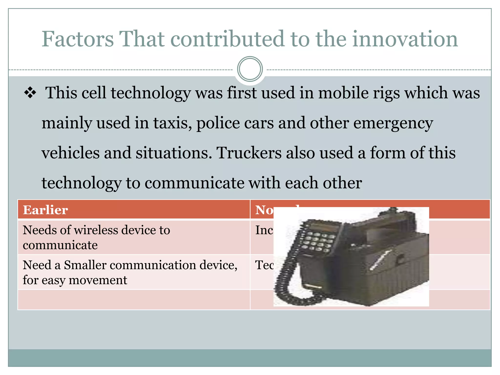 The innovation of mobile phone 2 | PPTX