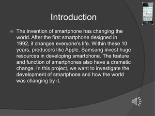 The innovation of smart phone | PPTX