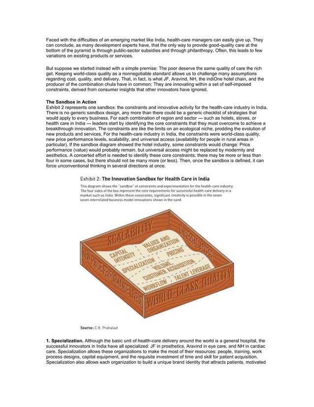 The innovation sandbox | PDF