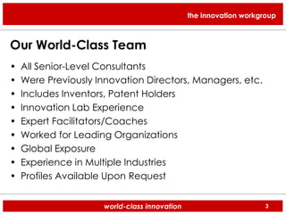 World Class Innovation | PPTX