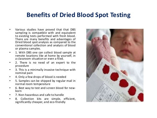 The Innovative and Convenient Dried Blood Spot Testing