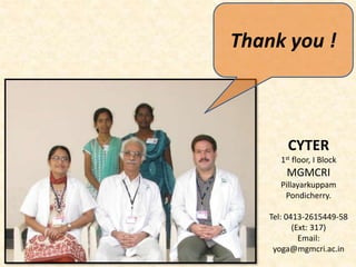 The innovative aspects of CYTER | PPT