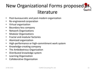 The Innovative Organization - New Age Organizational Forms | PDF