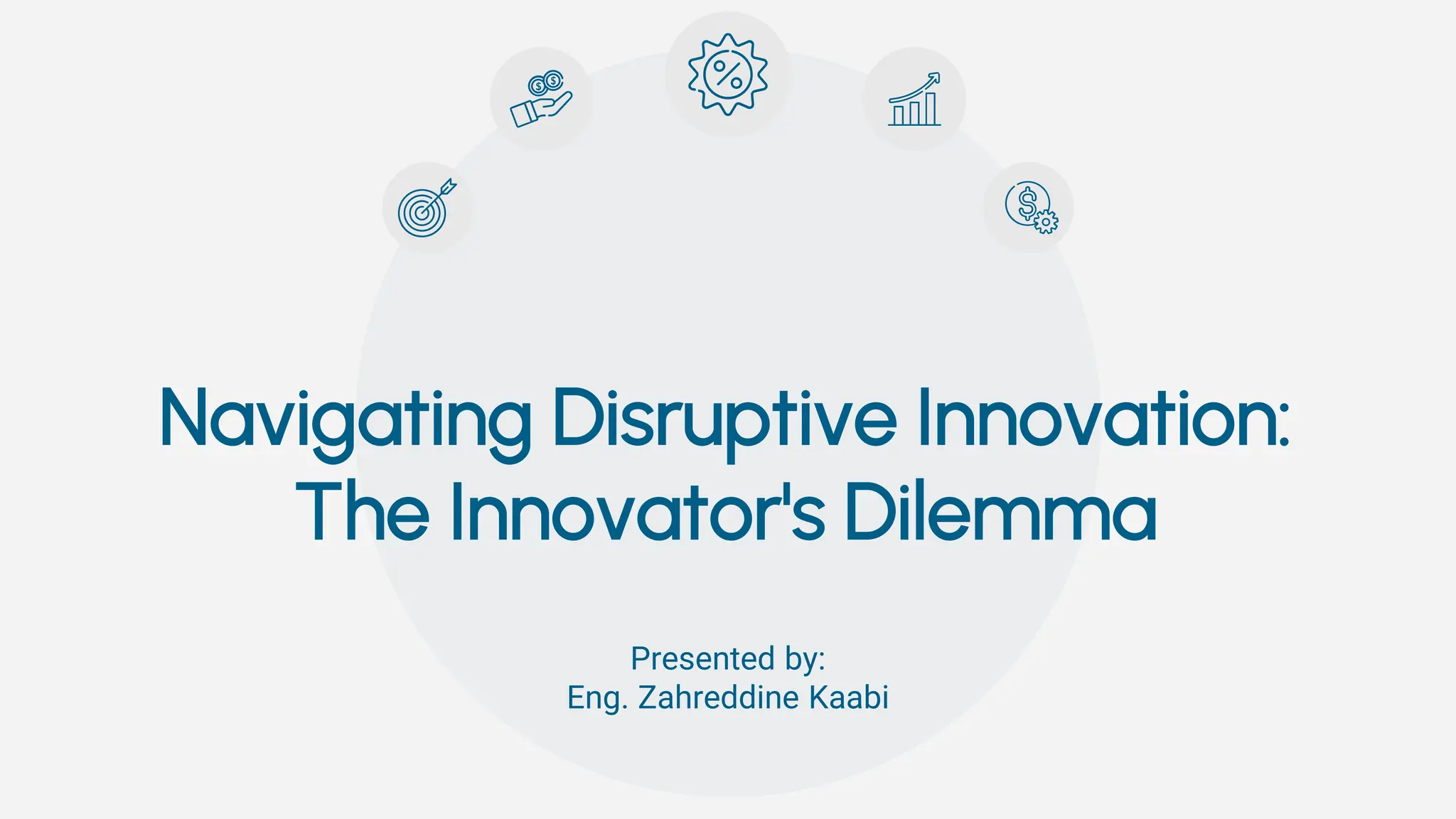 Navigating Disruptive Innovation: The Innovator's Dilemma | PPTX