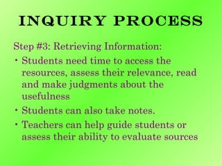 The inquiry process | PPT