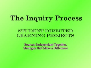 The inquiry process | PPT