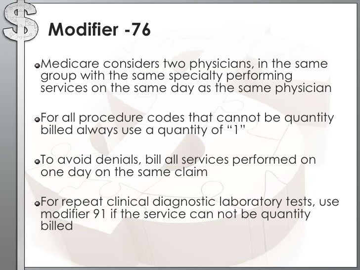 The In's and Out's of Coding with Modifiers