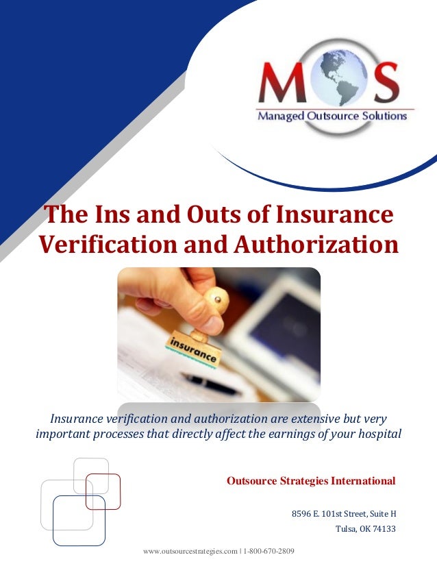 The Ins And Outs Of Insurance Verification And Authorization the-ins-and-outs-of-insurance-verification-and-authorization