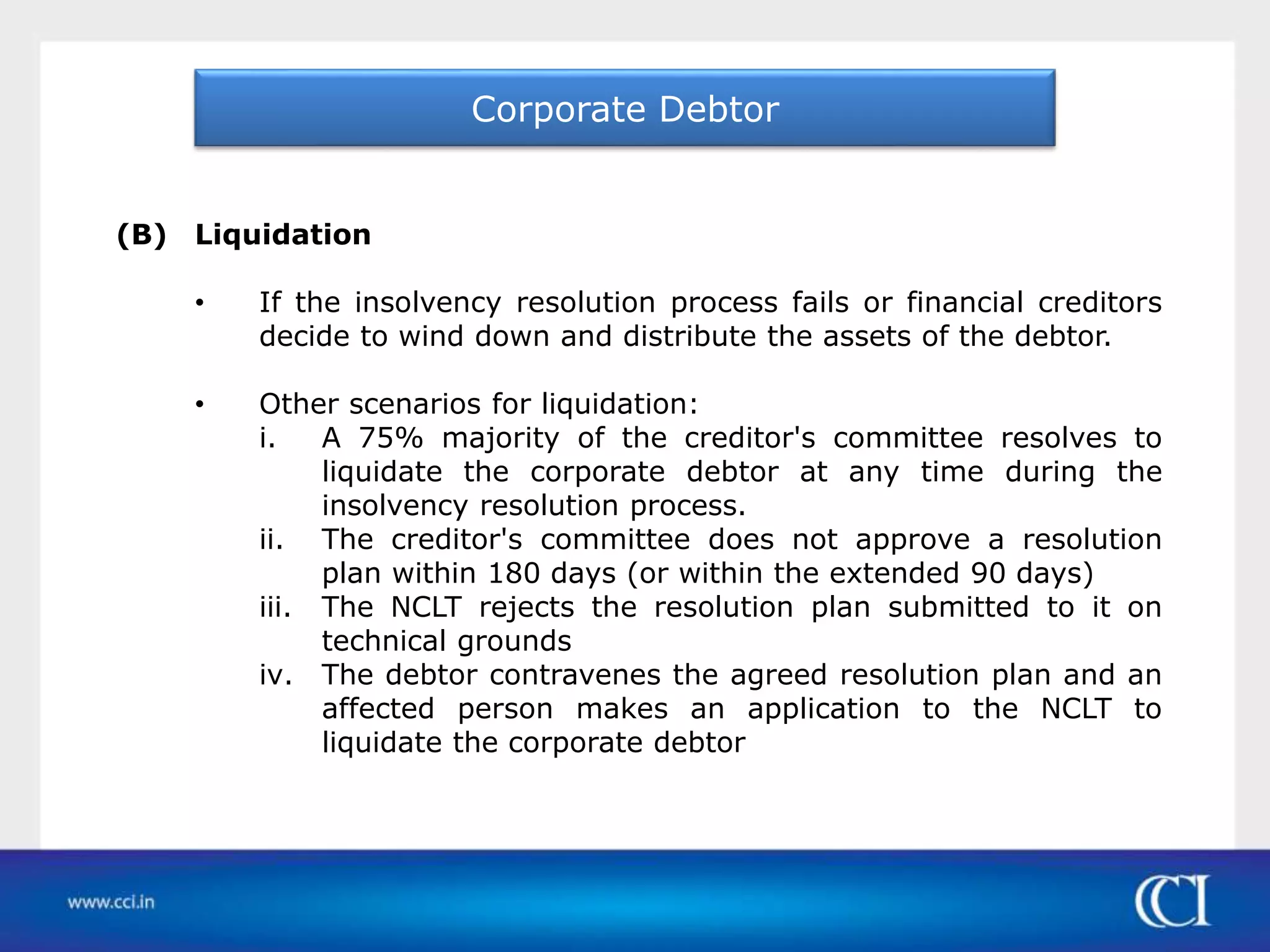 The insolvency and bankruptcy | PPTX
