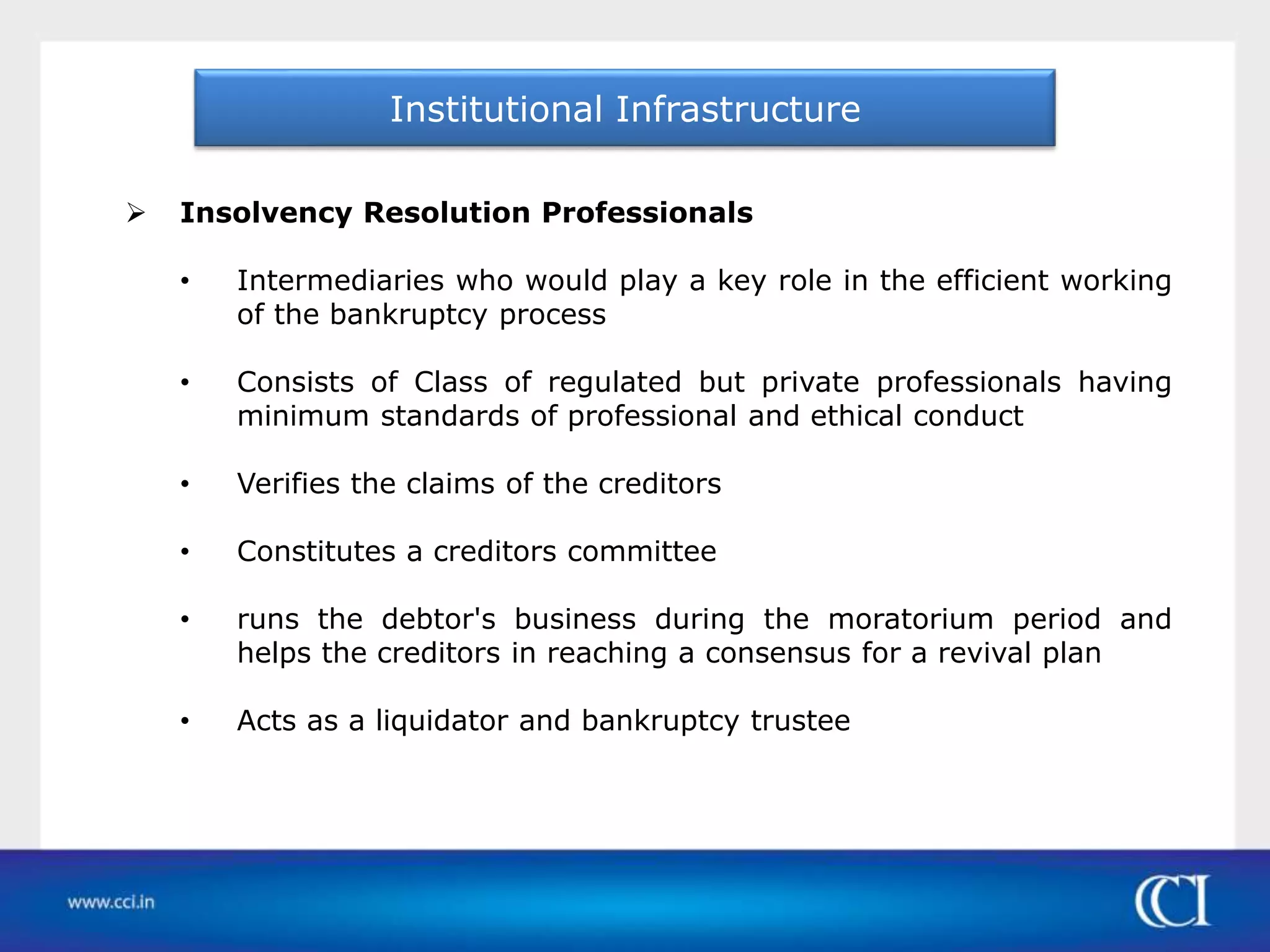 The insolvency and bankruptcy | PPTX