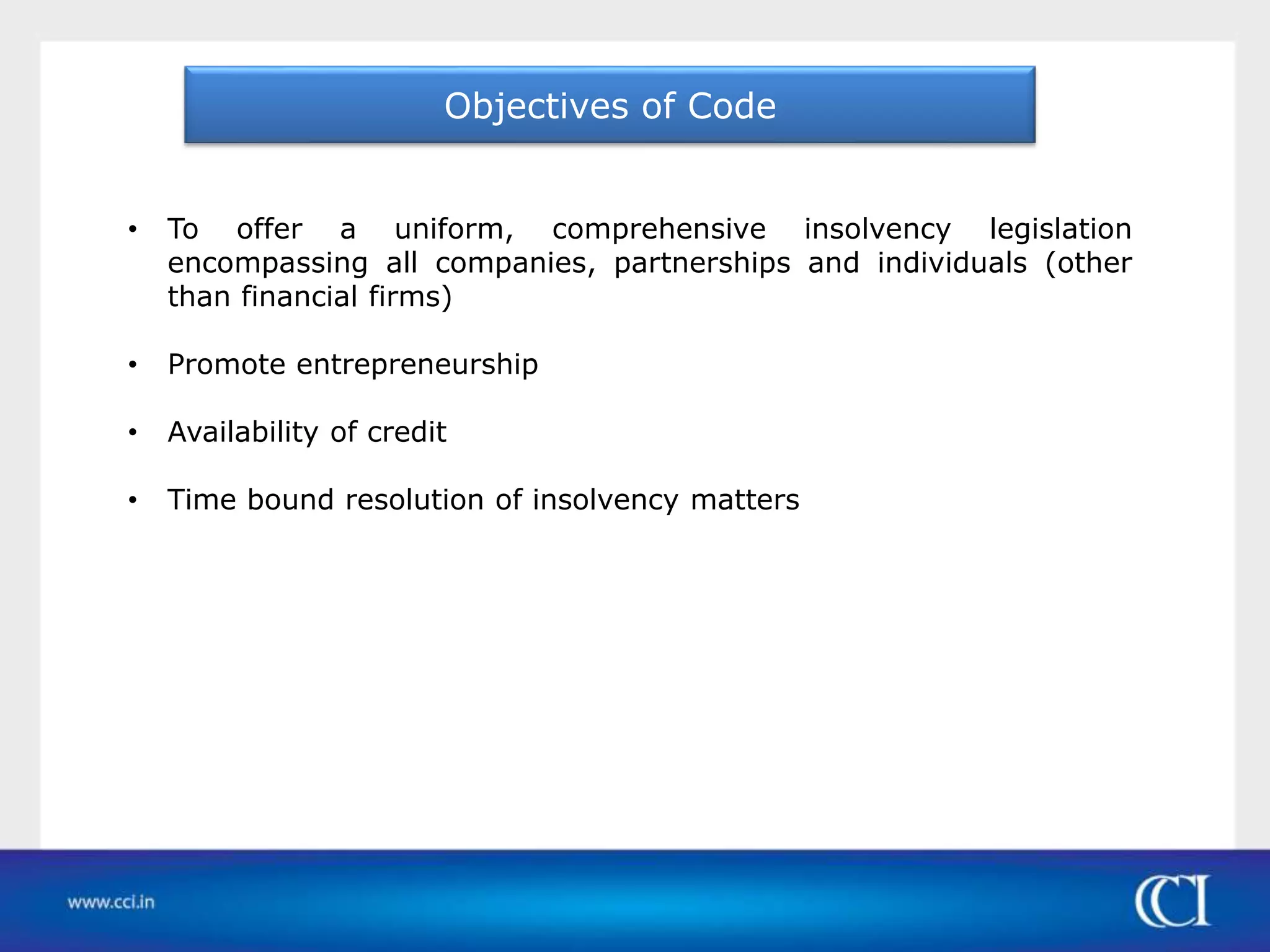 The insolvency and bankruptcy | PPTX