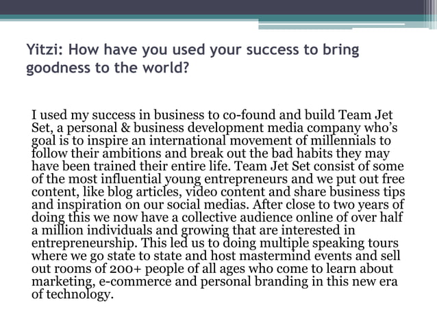 The Inspiring Backstory of Josh King Madrid @jetsetfly, Founder of Team ...