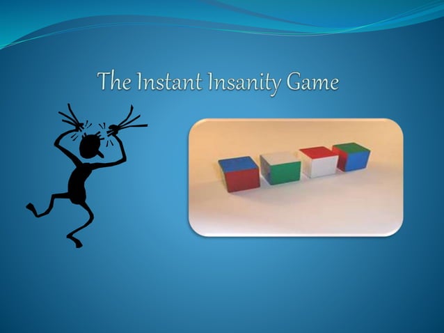 The instant insanity game | PPT