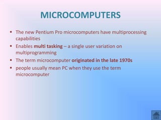 Early computers, history , and its types (The institute of chartered ...