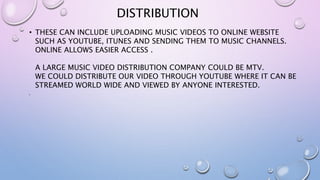 The institution of music videos | PPT
