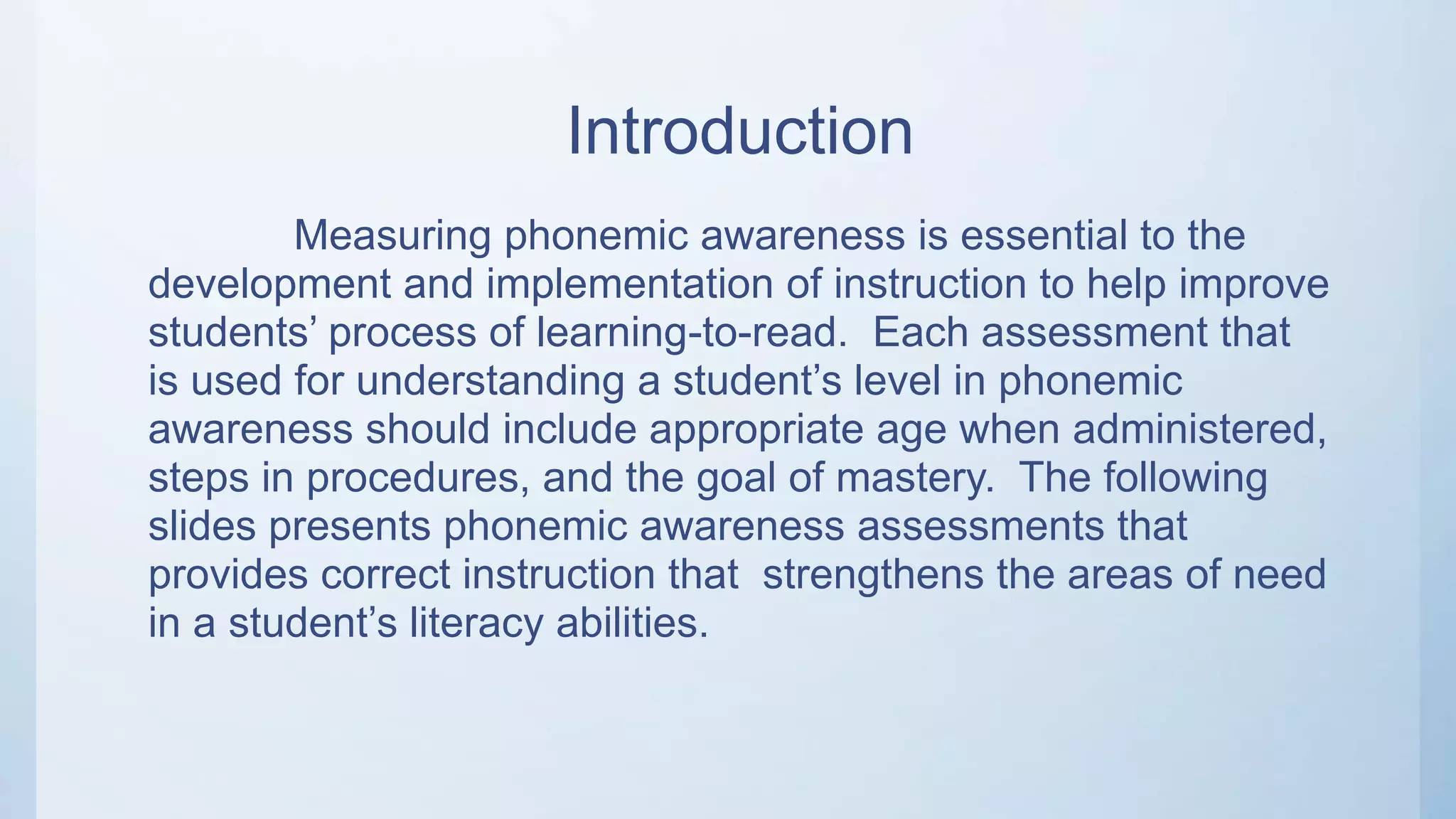 The instruction assessment connection | PPTX
