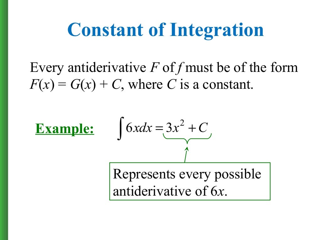 The integral