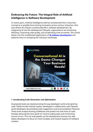 The Integral Role of Artificial Intelligence in Software Development.pptx