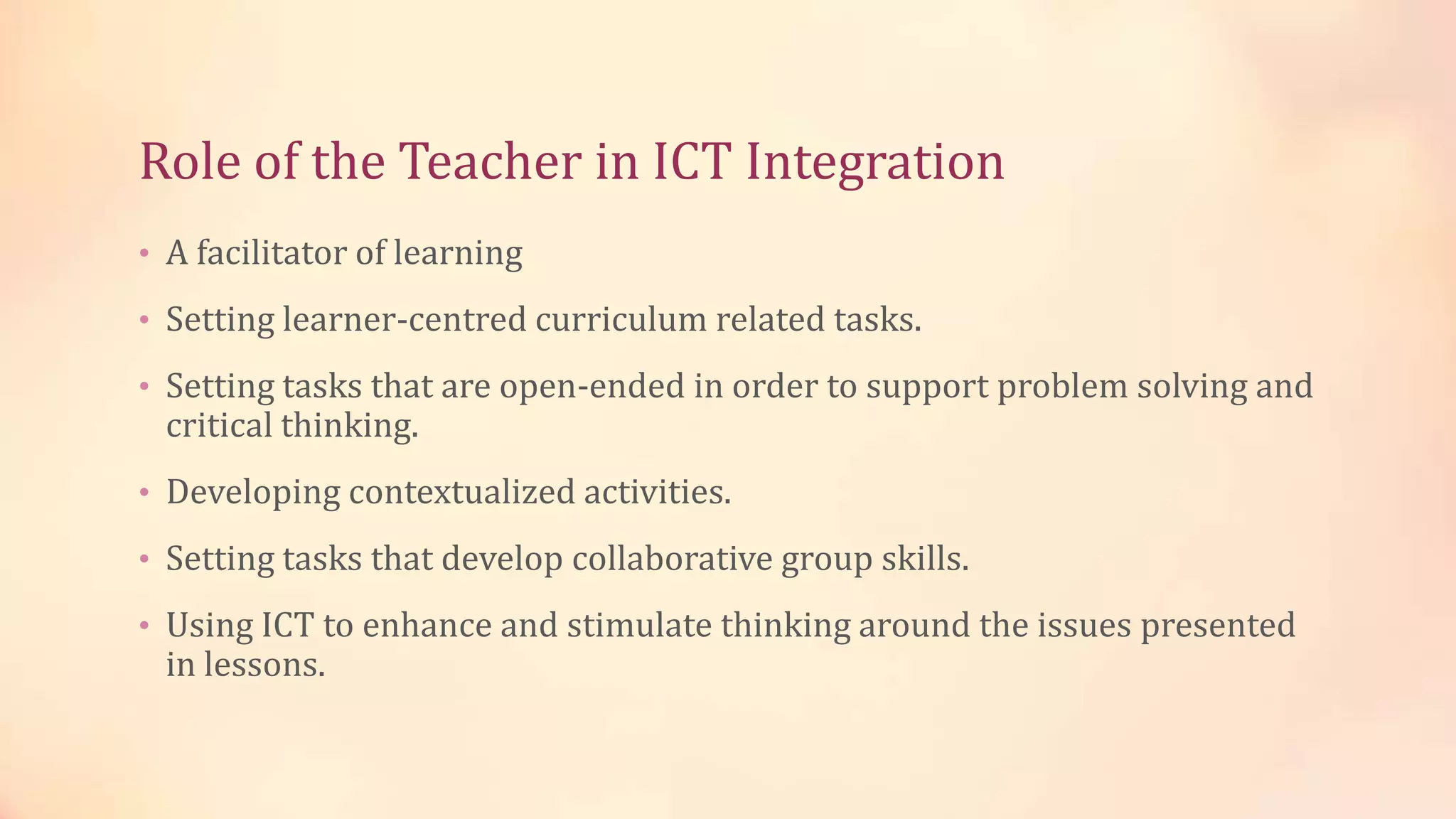 The integrated approach | PPTX