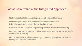 The integrated approach | PPTX