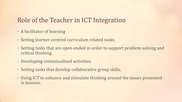 The integrated approach | PPTX