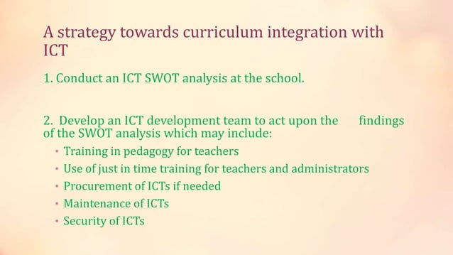 The integrated approach | PPTX