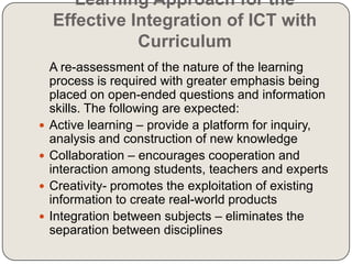 The integrated approach | PPTX