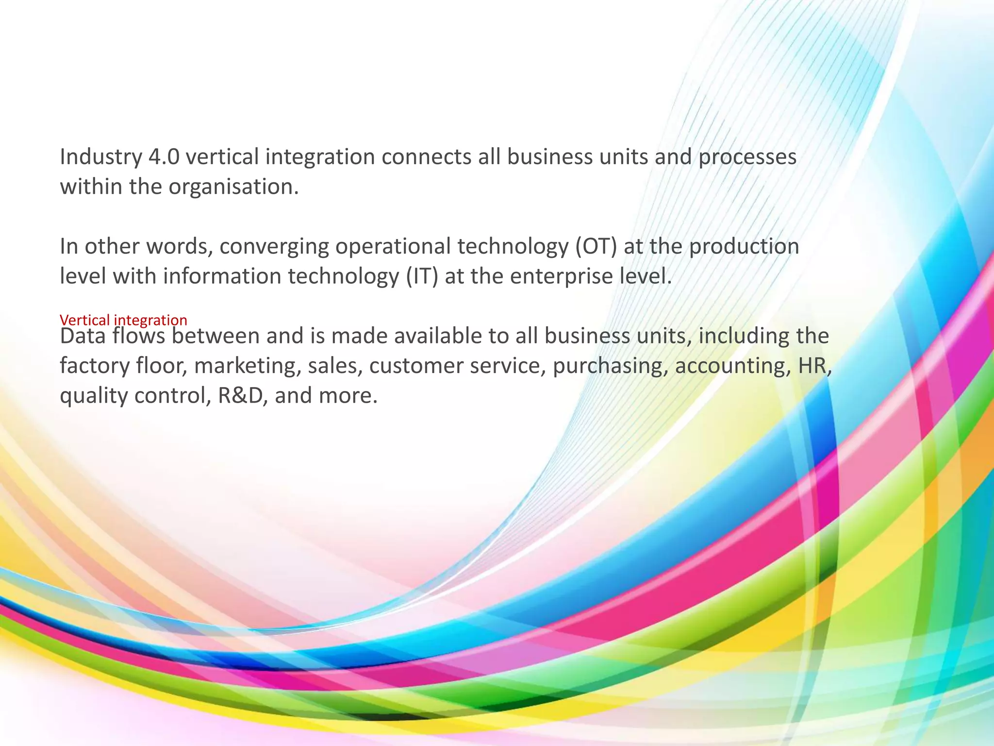I4MS Talk "Industry 4.0 & the integrated environment" presentation | PPT