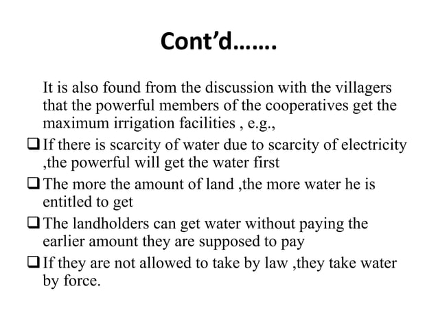 The integrated rural development | PPTX