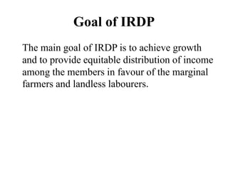 The integrated rural development | PPTX