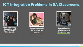 The integration of ict in sa classrooms | PPTX