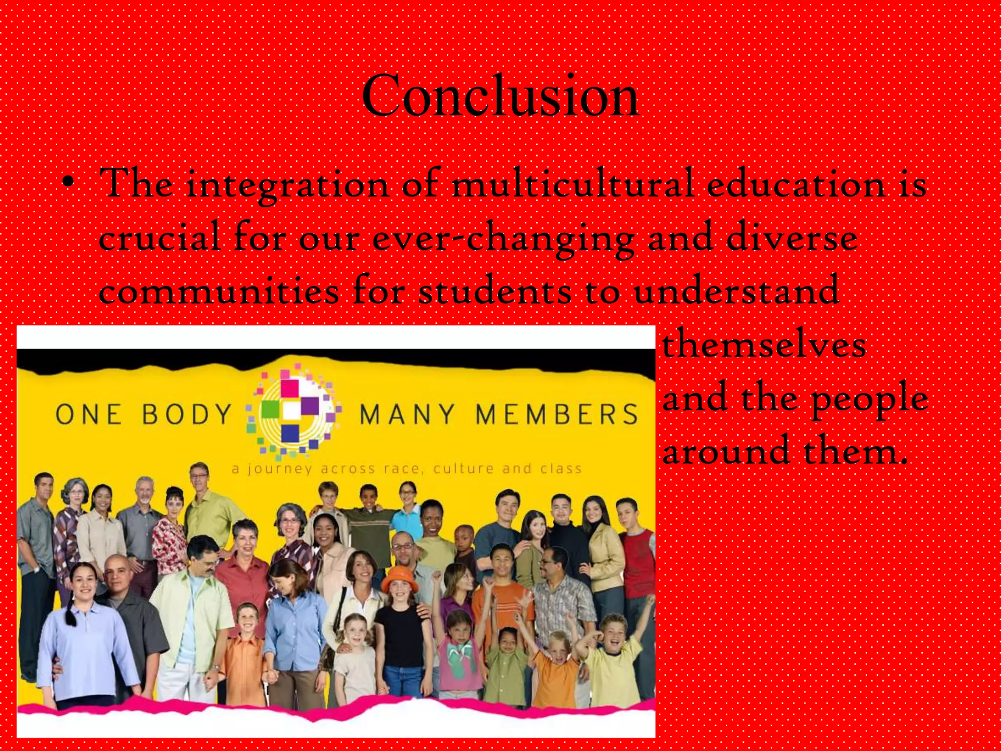 The integration of multicultural education | PPTX