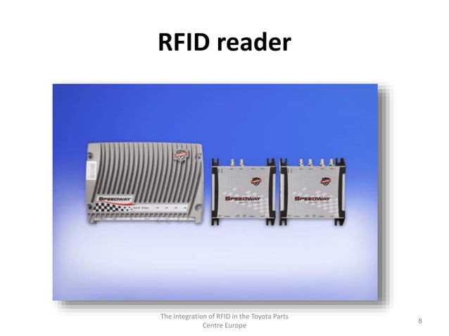 RFID integration at Toyota Parts Centre Europe | PPSX | Automotive ...