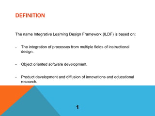 The integrative learning design framework | PPT