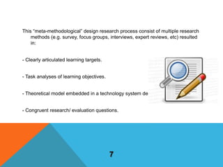 The integrative learning design framework | PPT