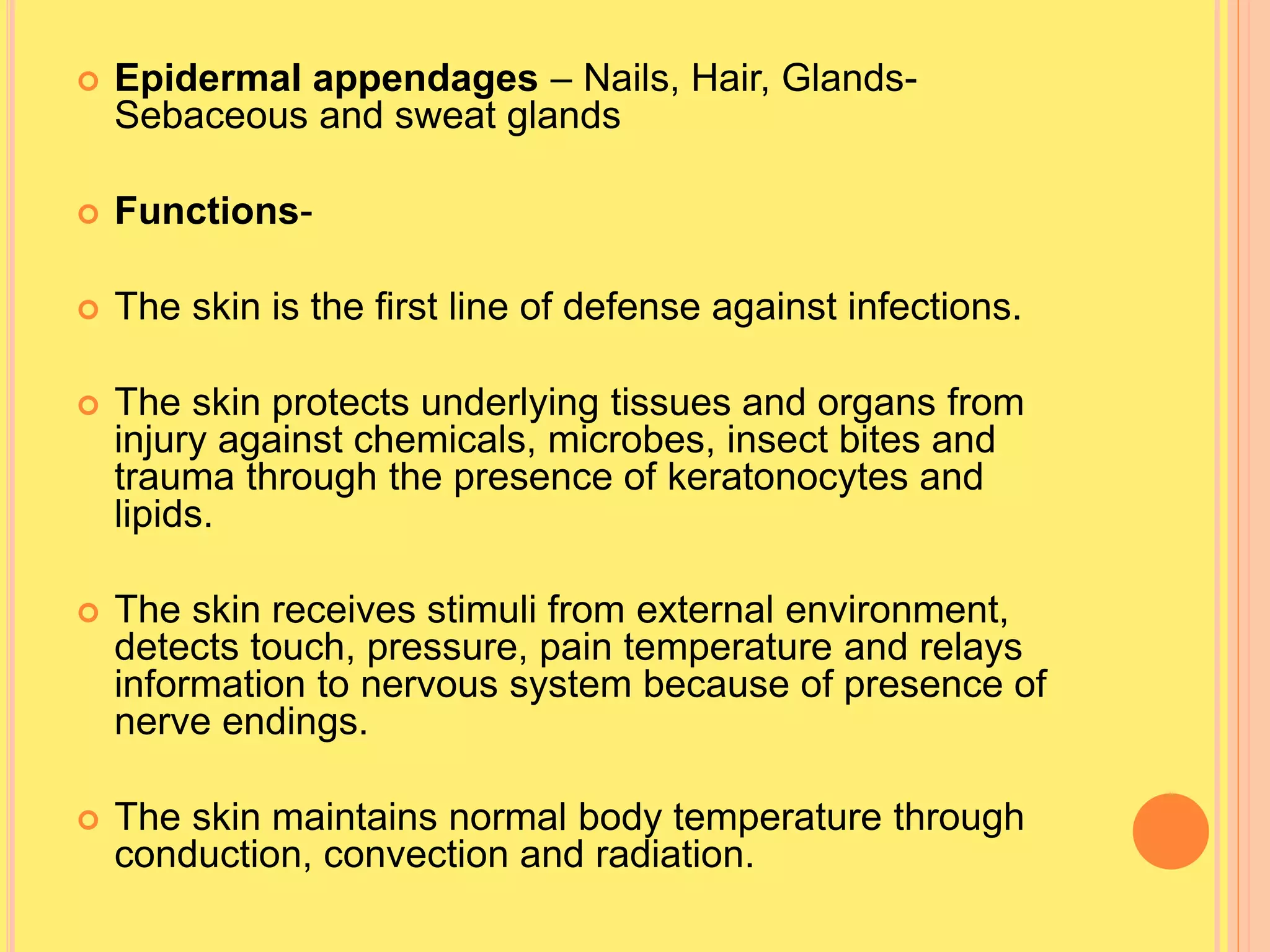 The Integumentary system diseases | PPTX