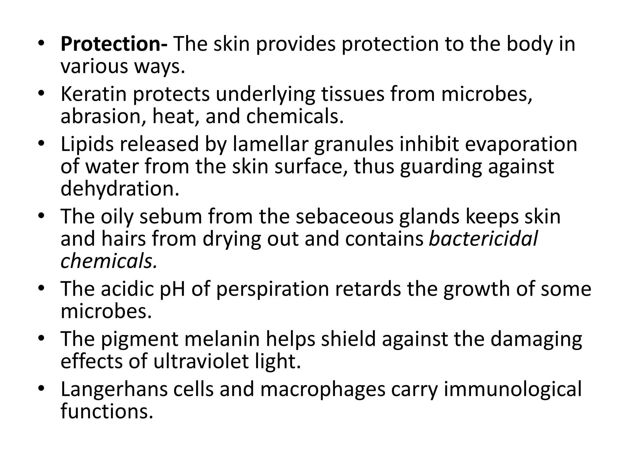 THE INTEGUMENTARY SYSTEM.pptx | Skin and Dermatology | Diseases and ...