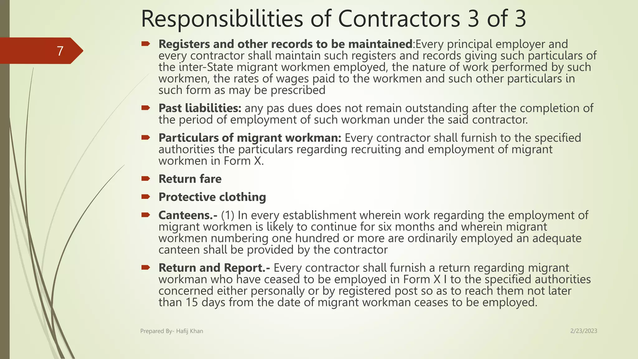 THE INTER-STATE MIGRANT WORKMEN (REGULATION OF.pptx