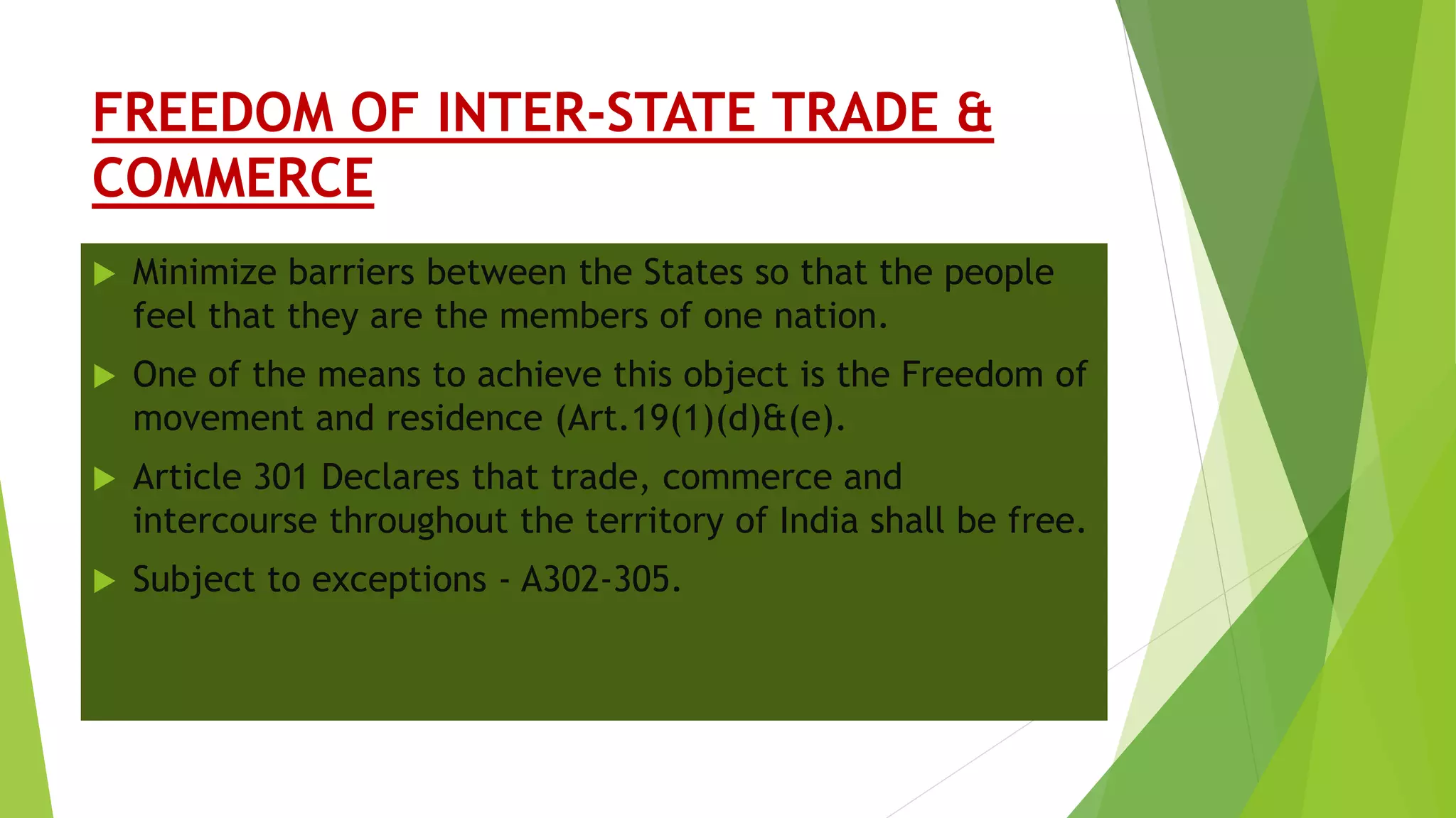The Inter-State relations | PPTX