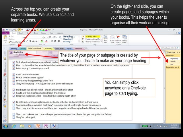 The interactive classroom with Microsoft OneNote | PPT
